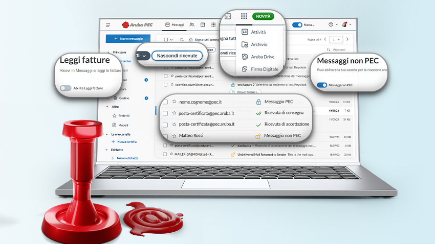 Nuova Webmail PEC: le principali funzionalità | Aruba Magazine