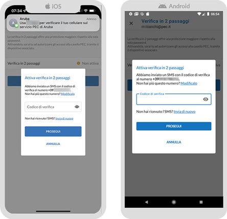Aruba PEC, verifica in 2 passaggi | Aruba Magazine